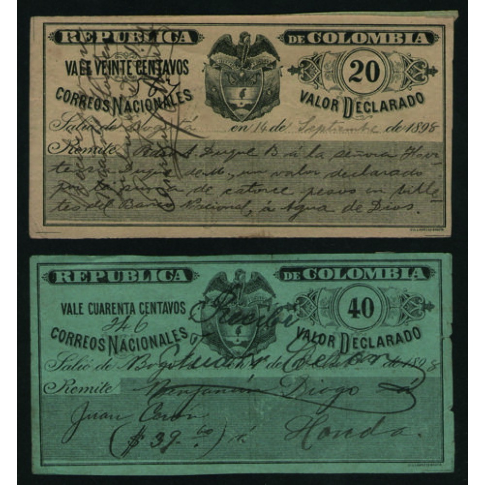 Letras de Cambio Vales de Valor Declarado